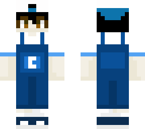 Denim Jumpsuit Boy :4 | Minecraft Skin