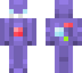 Halfed Pixels Sableye | Minecraft Skin