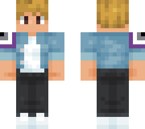 solidaritygaming Jimmy with ace flag | Minecraft Skin