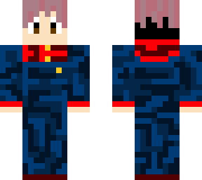 Yuji Itadori Grade 1 | Minecraft Skin