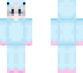 blue axolotl boy | Minecraft Skins