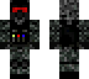 Gas-mask soldier | Minecraft Skin