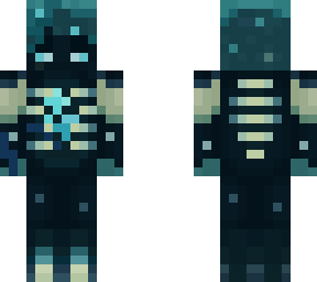 Human Warden Skin | Minecraft Skin