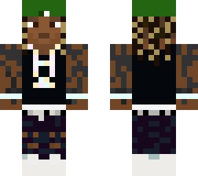 King Von (Dark Green Cap) | Minecraft Skin
