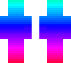 rainbow outside layer boy with suit | Minecraft Skin