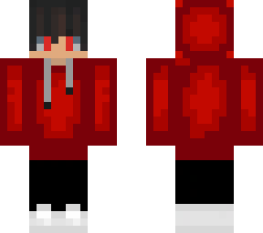 red hoodie guy | Minecraft Skin