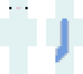 blue axolotl | Minecraft Skin