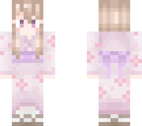 Chieri Oomine (Kimono) | Minecraft Skin