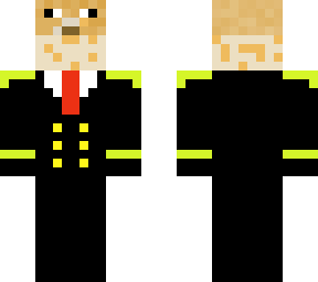 pufferfish in suit | Minecraft Skins