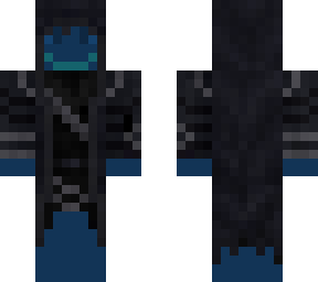 A blue Alein trying to fit in | Minecraft Skin