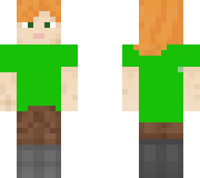 alex in upgraded t-shirt | Minecraft Skin