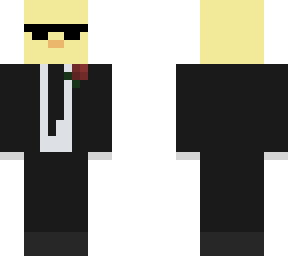 duck with suit and sun glasses | Minecraft Skin