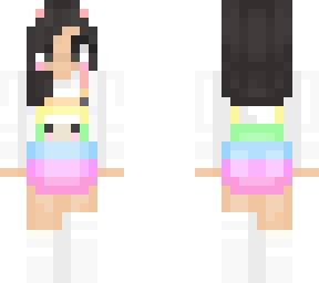 Katherine Elizabeth Main Outfit RAINBOW | Minecraft Skin