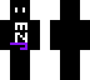 Mister Negative Low Quality Skin | Minecraft Skin