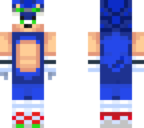 Sonic (Riders) Slim Edition | Minecraft Skin
