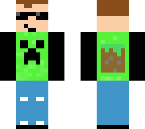 Be cool creeper | Minecraft Skin