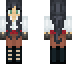 black hair elf girl | Minecraft Skins