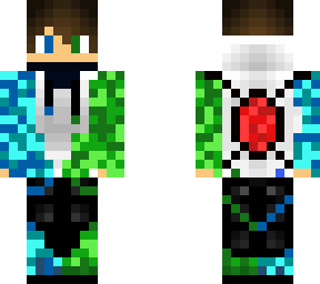 Exotic fire and ice | Minecraft Skin