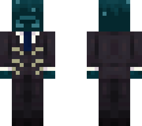 warden in suit | Minecraft Skins