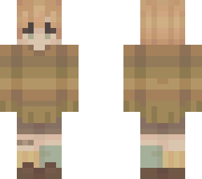 Hot girl summer is over its goblin boy fall | Minecraft Skin