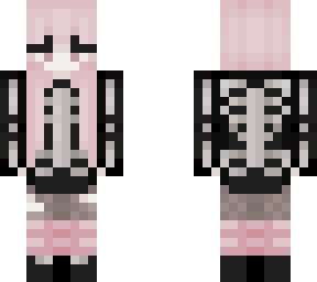 pink goth girl | Minecraft Skin