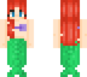 Ariel *4 of Disney Princesses* | Minecraft Skin