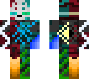 Elemental master kitsune | Minecraft Skin