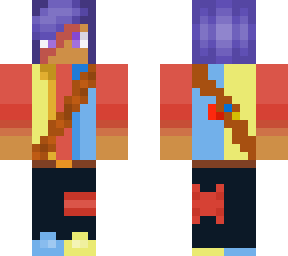 Purple adventurer | Minecraft Skin