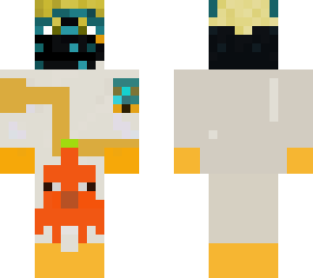 skulk Landon in pikmin suit | Minecraft Skin