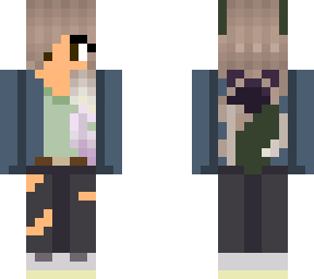 Blue cardigan | Minecraft Skin