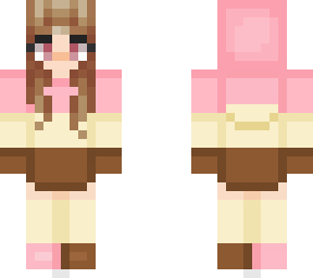 neapolitan hoodie | Minecraft Skin