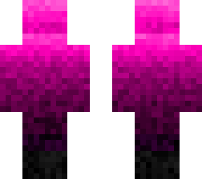 Pink To Black Gradient | Minecraft Skin