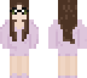 purple baggy sweater | Minecraft Skin