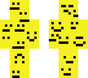 Smile = yellow | Minecraft Skin