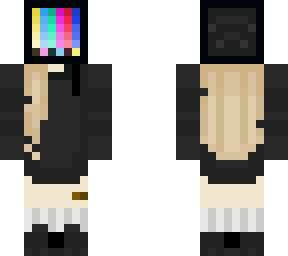 TV head girl | Minecraft Skin