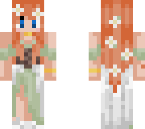 ginger fairy cottage core | Minecraft Skin