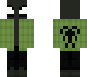 Green Lumberjack Spidey | Minecraft Skin