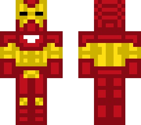 IronMan TAS skin w/ removable mask | Minecraft Skin