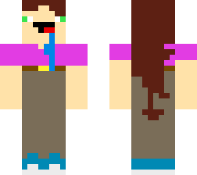 noob girl | Minecraft Skins