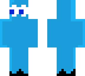 Pac-man ghost (Inky) (Blue) | Minecraft Skin