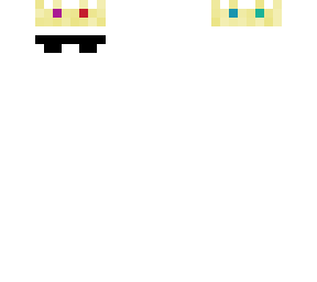 White slime with glasses anda crown:)))))))))) | Minecraft Skin