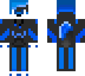 blue wolf furry skin | Minecraft Skin