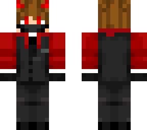 Butler.cool.devil.brown_hair. | Minecraft Skin