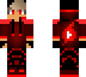 Fire Youtube Gamer Boy | Minecraft Skin