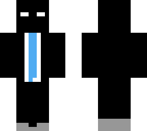 Null blue tie suit | Minecraft Skin