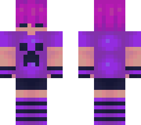 purple creeper | Minecraft Skins