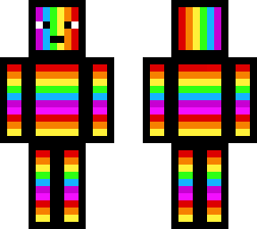 rainbow guy | Minecraft Skins