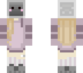 TV Head Cute Girl | Minecraft Skin