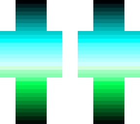 Neon Blue Green | Minecraft Skin