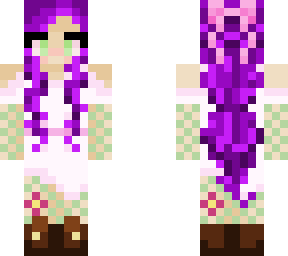purple elf | Minecraft Skin